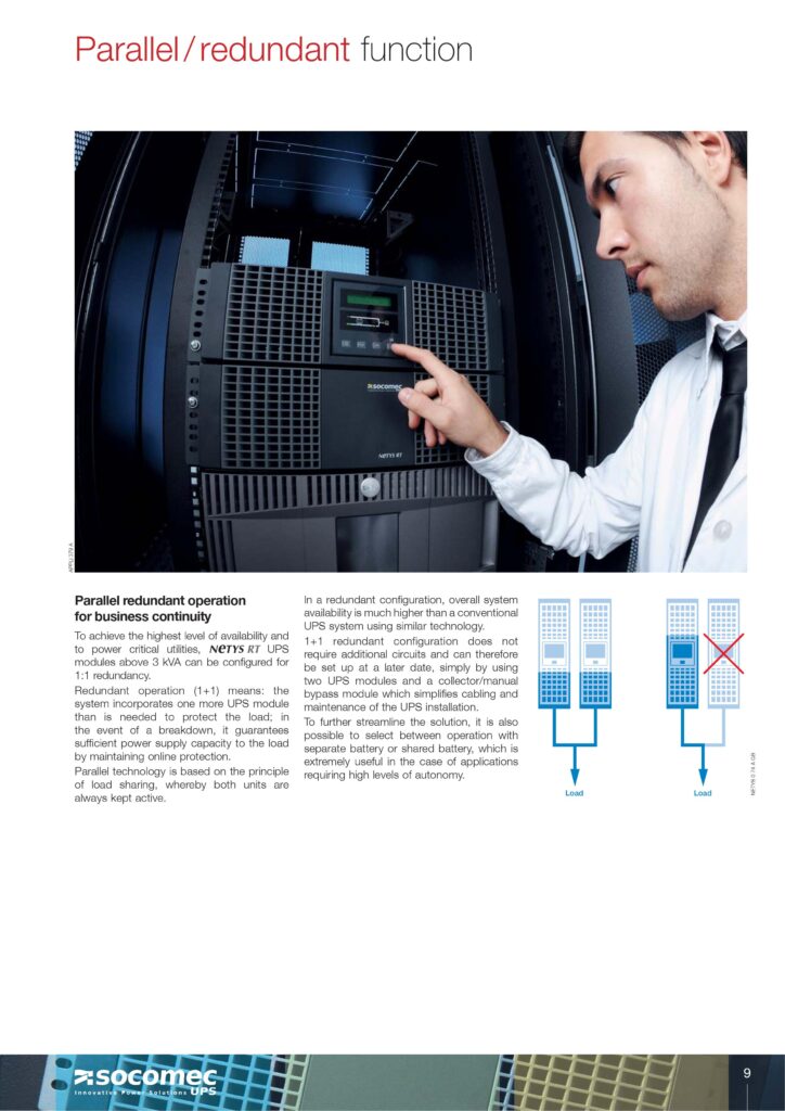 NETYS RT: UPS rating 1100 to 11000 VA ( Rack & Tower) - Grenotech